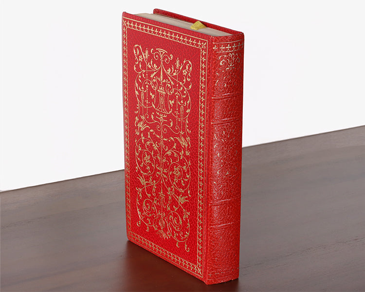 Red & Gold Hardcover Book — Bridge Furniture & Props NY